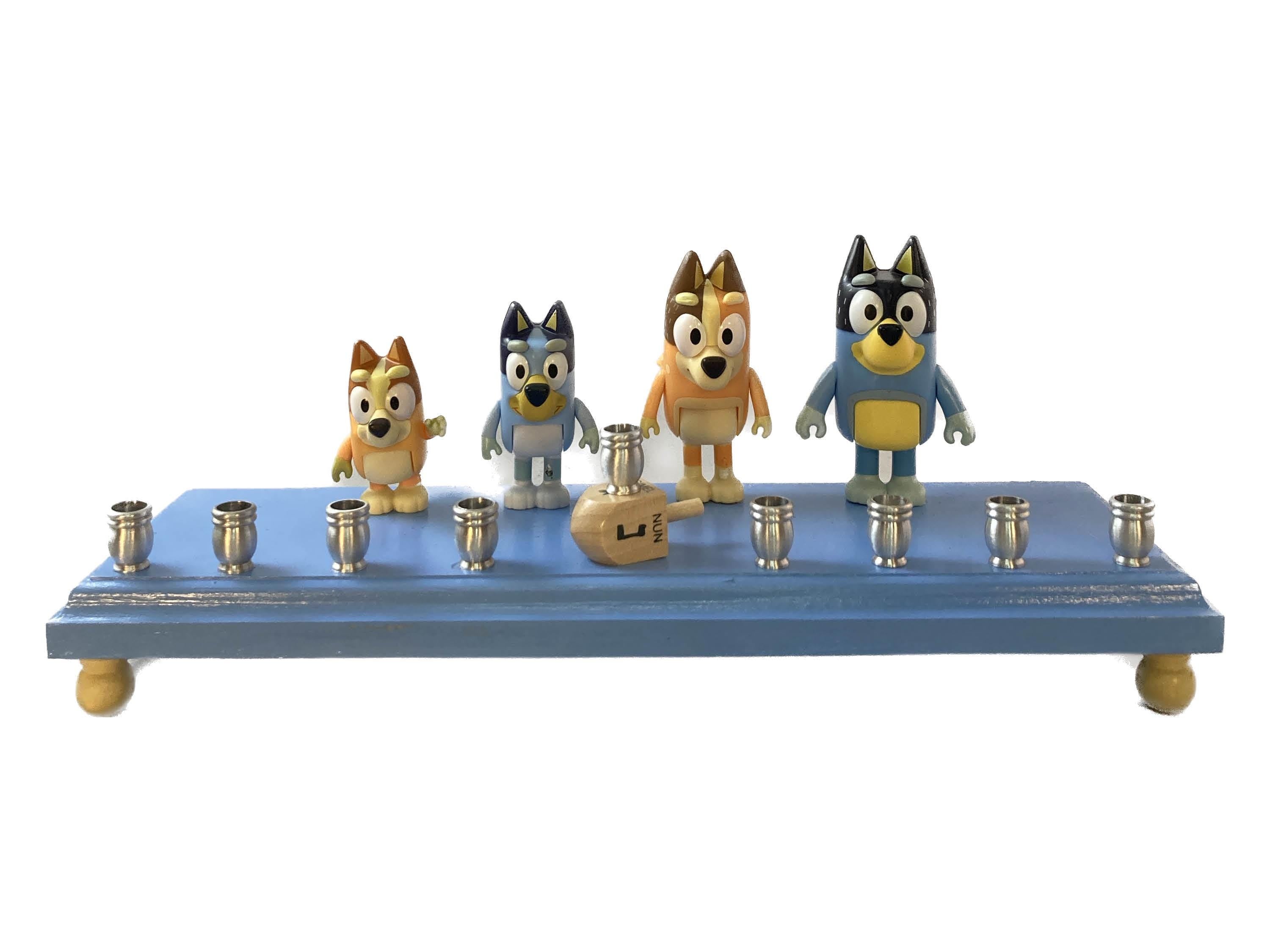 Bluey Kids Australian Family Dogs Preschool Collectible Figures Menora ...